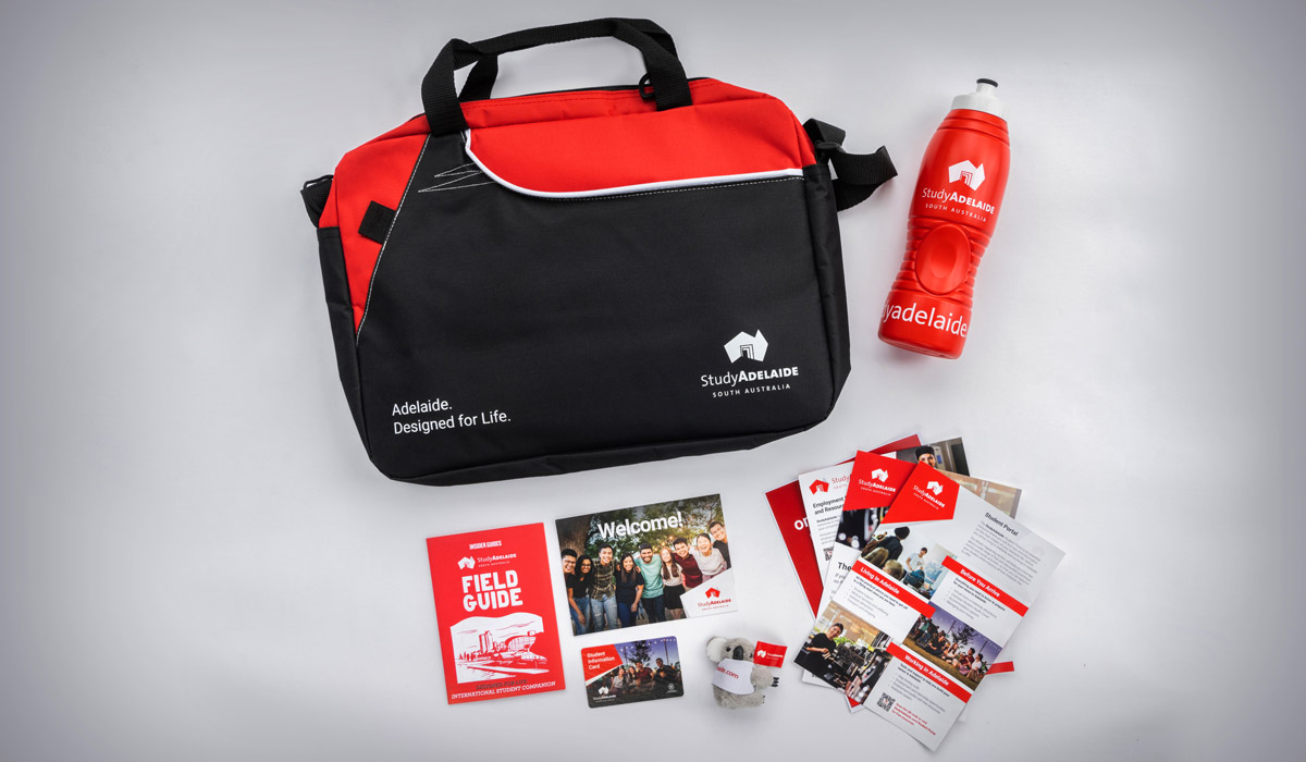 Order welcome packs for students in Adelaide | StudyAdelaide